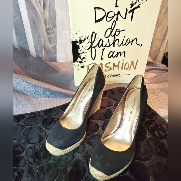 ANTONIO MELANI | Shoes | Antonio Melani Wedge Espadrilles Slip In Heels ...
